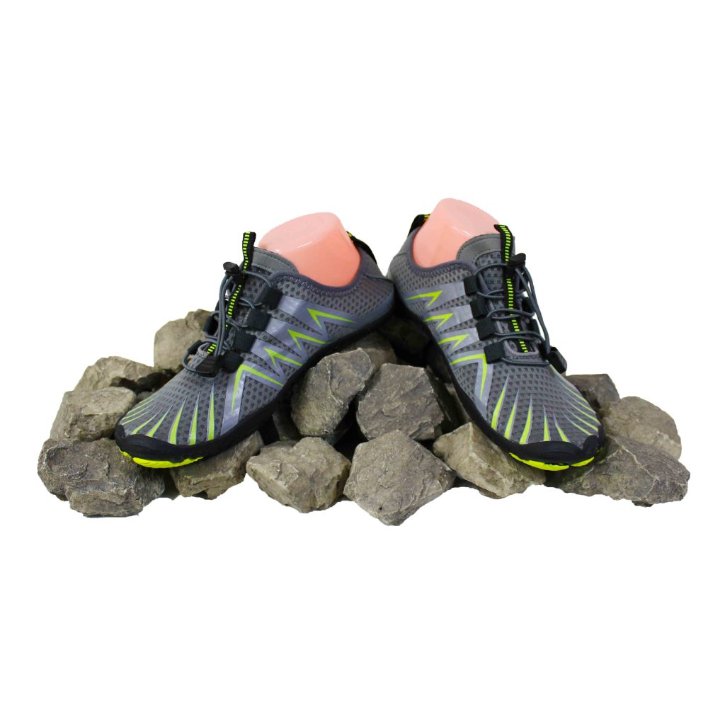 First Sport | Men Aqua Shoes (A35) Black | Neon Green - Sports & Games