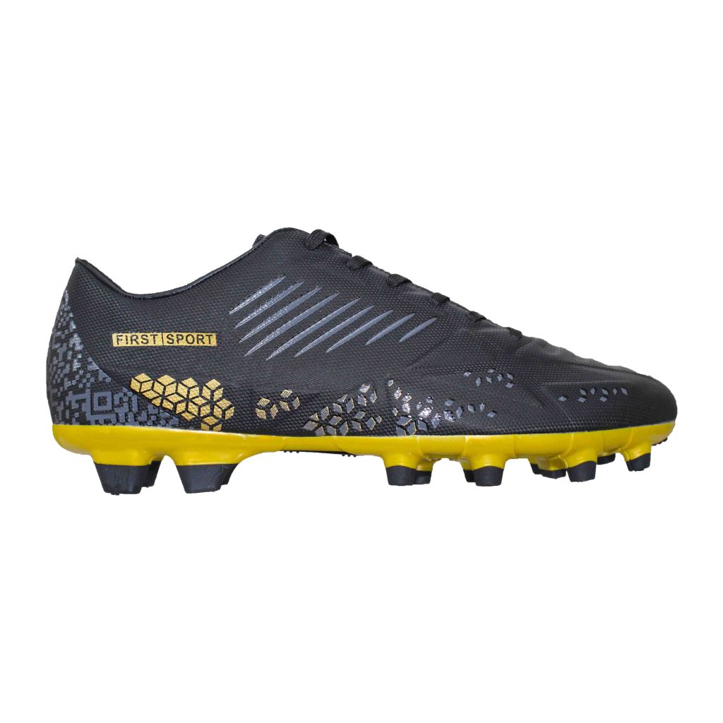 First Sport | Football Boots (2236) Black | Gold - Sports & Games