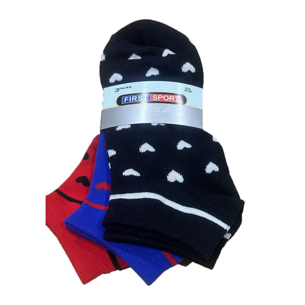 First Sport | Ankle Socks: Ladies (FSS005) 3pk - Sports & Games