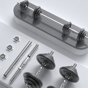 Pro Iron | Cast Iron Dumbbell Set (PRKCAS50K) 50kg - Sports & Games