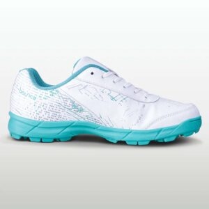 Nivia | Cricket Shoes Bounce (4913WT07) White | Turquoise - Sports & Games