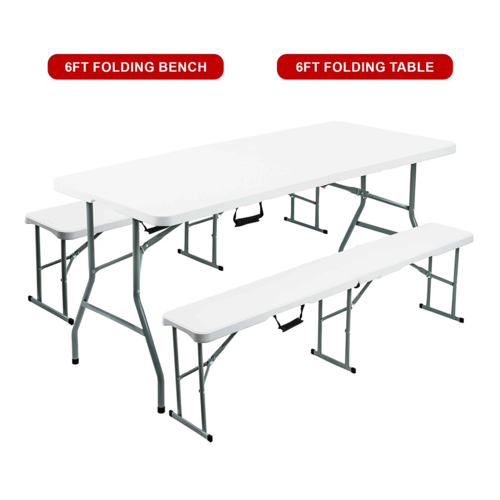 Folding Table Set (SG-1325) 6ft - Sports & Games